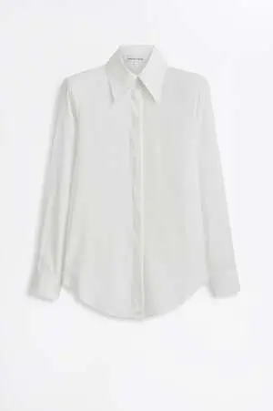 Scanlan Theodore Silk Shoulder Pad Shirt