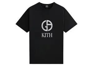 Kith X Giorgio Armani Tee Shirt - Black