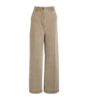YVES SALOMON Wide-leg Jeans