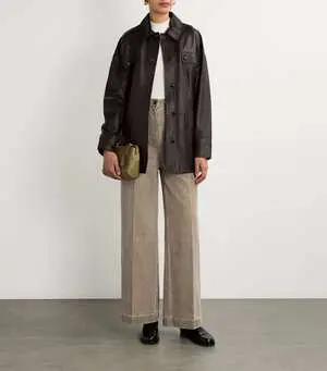 YVES SALOMON Wide-leg Jeans