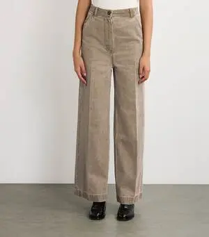 YVES SALOMON Wide-leg Jeans