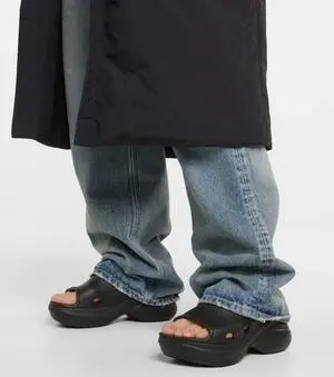 Balenciaga Pool Crocs™ Rubber Mules