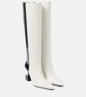 Jacquemus Les Bottes Bisou Leather Knee-high Boots