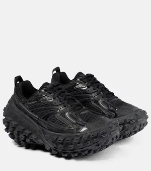 Balenciaga Bouncer Mesh Sneakers - Black