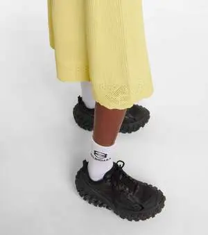 Balenciaga Bouncer Mesh Sneakers - Black