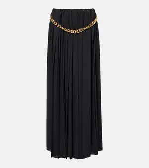 Balenciaga Pleated Maxi Skirt
