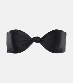 SAME Bandeau Bikini Top - Black