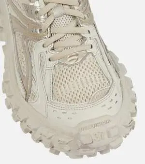 Balenciaga Bouncer Mesh Sneakers - Beige