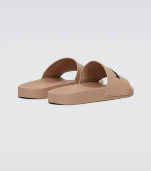 Balenciaga Pool Logo Rubber Slides
