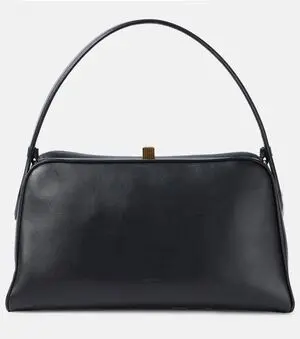 Khaite Cate Leather Shoulder Bag - Black