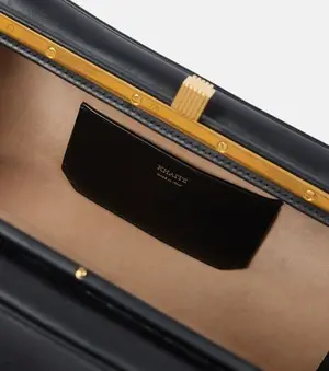 Khaite Cate Leather Shoulder Bag - Black