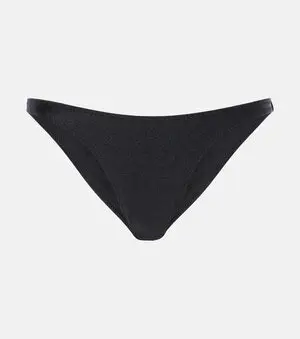 SAME 90s High-rise Bikini Bottoms - Black