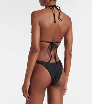 SAME 90s High-rise Bikini Bottoms - Black