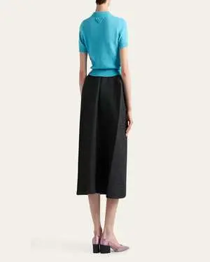 Prada Short Sleeve Sweater - Tabacco