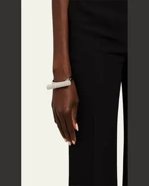 Alexander McQueen Crystal Cuff Bracelet