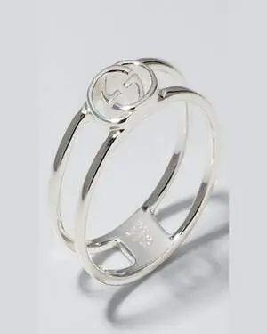 Gucci Interlocking G 6mm Ring