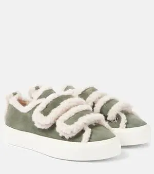 Inuikii Shearling-trimmed Sneakers