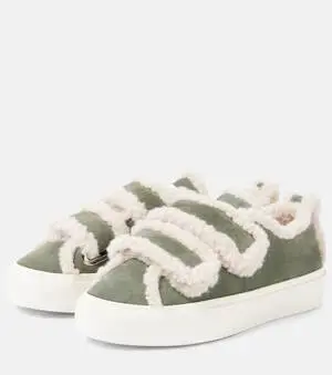 Inuikii Shearling-trimmed Sneakers
