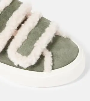 Inuikii Shearling-trimmed Sneakers