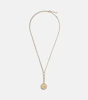 FOUNDRAE 18kt Yellow Pendant Necklace With Diamonds - Gold