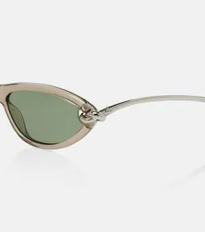 Bottega Veneta Knot Cat-eye Sunglasses