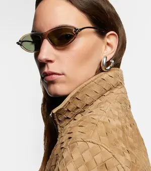 Bottega Veneta Knot Cat-eye Sunglasses