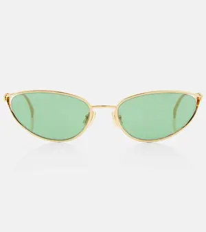Bottega Veneta Knot Cat-eye Sunglasses - Gold