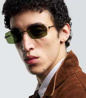 Cartier Première De Rectangular Sunglasses
