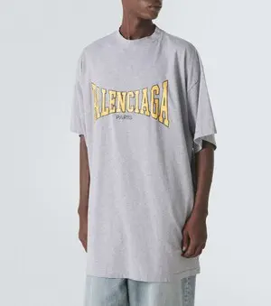 Balenciaga Oversized Cotton Jersey T-shirt