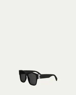 BVLGARI Aluminum Geometric Sunglasses - Black