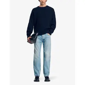 Sandro Regular-fit Mid-rise Denim Jeans - Bleus