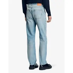 Sandro Regular-fit Mid-rise Denim Jeans - Bleus
