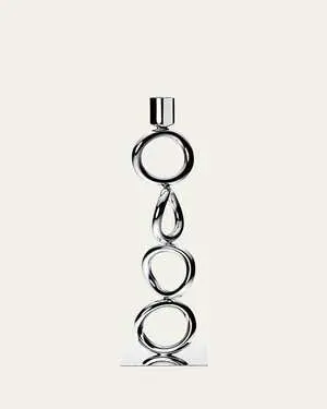Christofle Vertical 4-ring Candlestick - One-color
