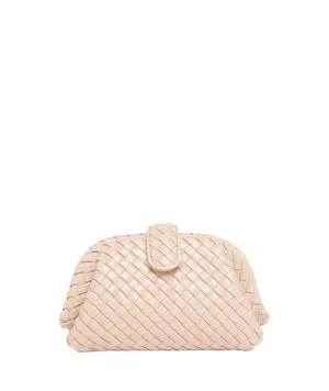 Bottega Veneta Lauren 1980 Mini Clutch Bag - Cameo
