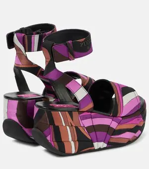 Emilio Pucci Pucciami Iride Platform Sandals