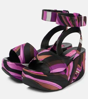 Emilio Pucci Pucciami Iride Platform Sandals