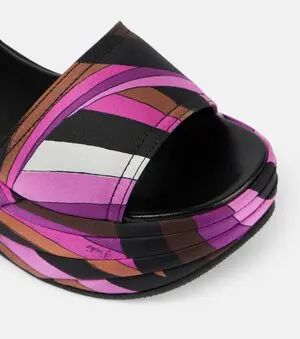Emilio Pucci Pucciami Iride Platform Sandals