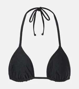 SAME Triangle Bikini Top - Black