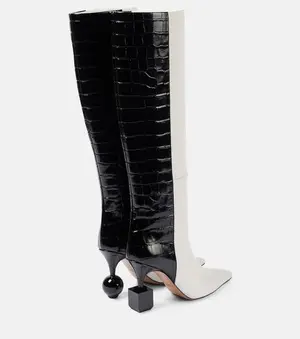 Jacquemus Les Bottes Bisou Leather Knee-high Boots