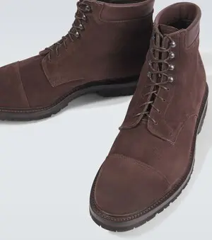 George Cleverley Taron Ii Suede Lace-up Boots