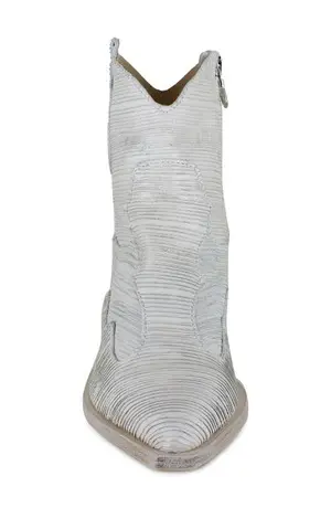 ZIGI Yuliana Western Boots - Off White Leather