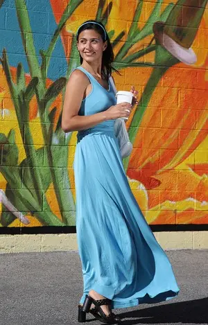 UV SKINZ V-neck Maxi Dress - Lagoon