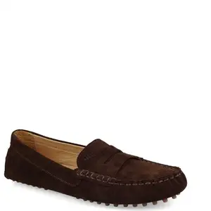 NATIONAL COMFORT Talulah Penny Loafer - Brown Suede