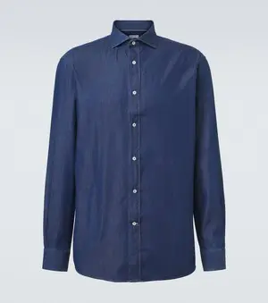 Brunello Cucinelli Denim Shirt - Blue