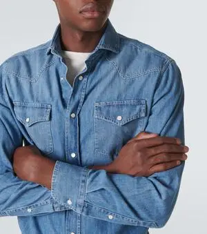 Brunello Cucinelli Denim Shirt
