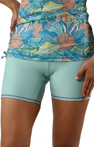 UV SKINZ Reversible Active Swim Shorts - Baltic/seaglass