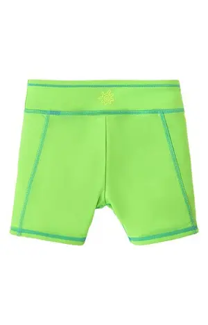 UV SKINZ Reversible Active Swim Shorts - Neon Sky/neon Green