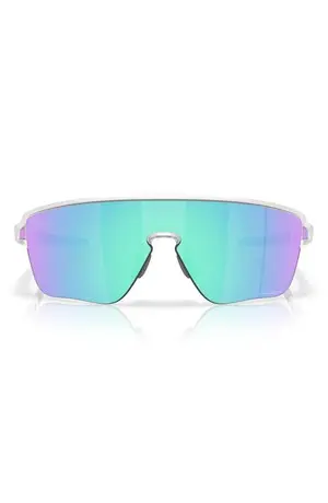 Oakley Corridor 142mm Semi Rimless Prizm™ Polarized Shield Sunglasses - Sapphire