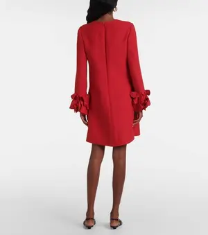 Valentino Garavani Crepe Couture Minidress - Red