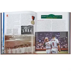 GRAPHIC IMAGE Ballparks Past And Present Leather Coffee Table Book